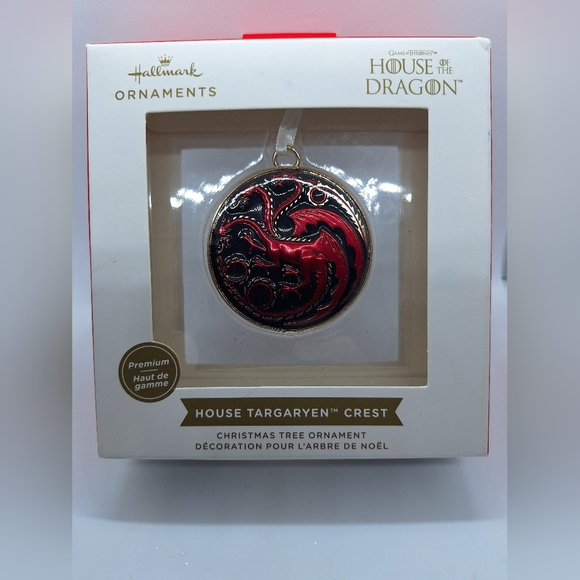 Hallmark | Holiday | Hallmark 223 House Of The Dragon Targaryen Crest ...